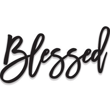 Blessed Sign Blessed Wood Sign Blessed Wall Decor | Etsy