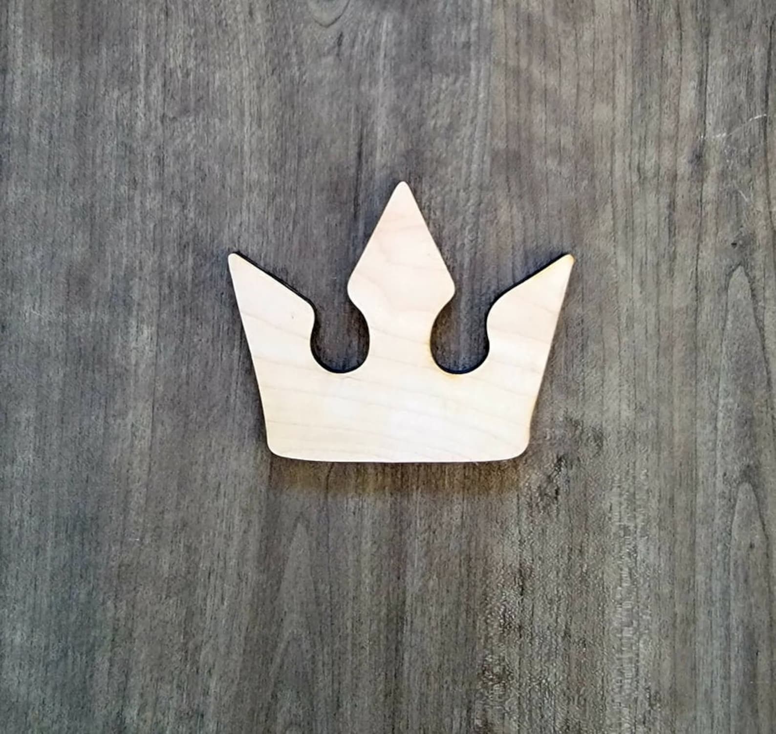 Crown Wood Shape Wooden Crown Shape Blank Unfinished Crown - Etsy