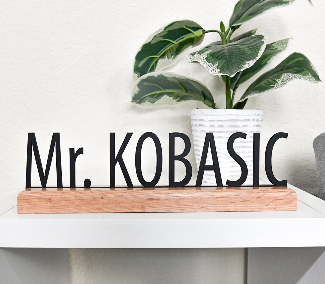 Desk Name Plate for Staff, Teacher, Principal, Office Personnel or ...