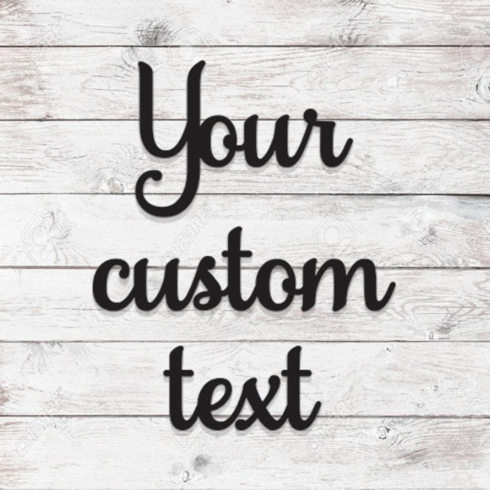 Custom Wood Words Custom Word Signs Small Words or Names for - Etsy