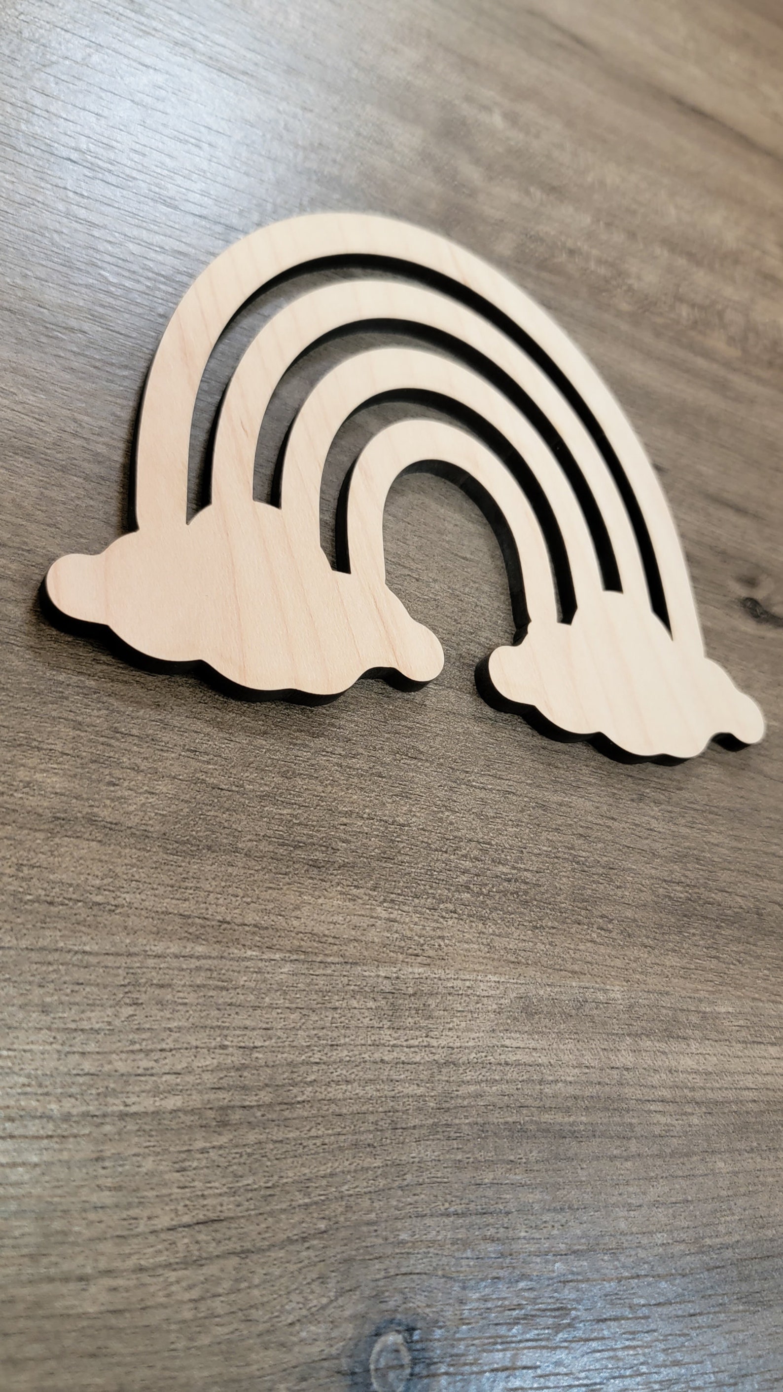 Rainbow Wood Shape Wooden Rainbow Shape Blank Unfinished - Etsy