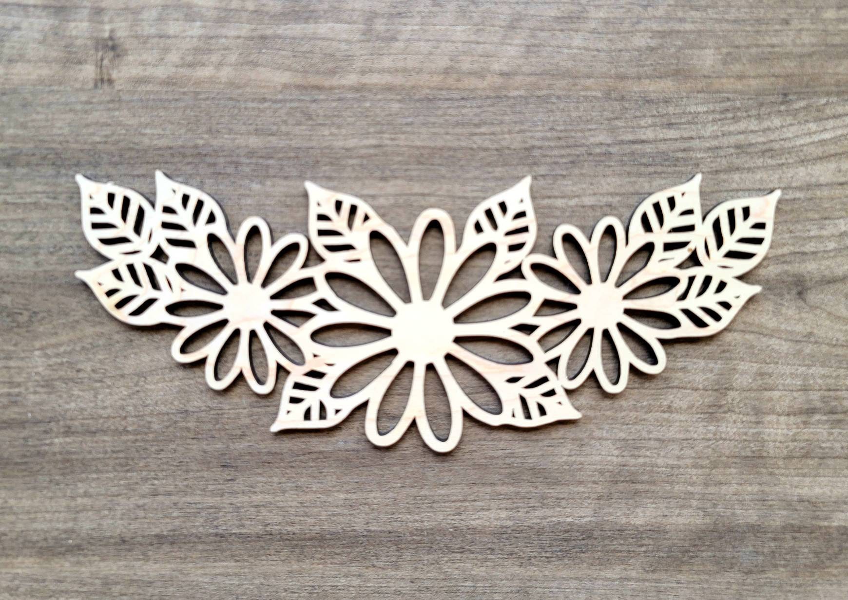 Wood Floral Cut Out Flower Shapes Wooden Floral Pattern for Wood Signs Wood Flowery Cutout Wood Blanks Shapes for Crafts Unfinished DIY Etsy