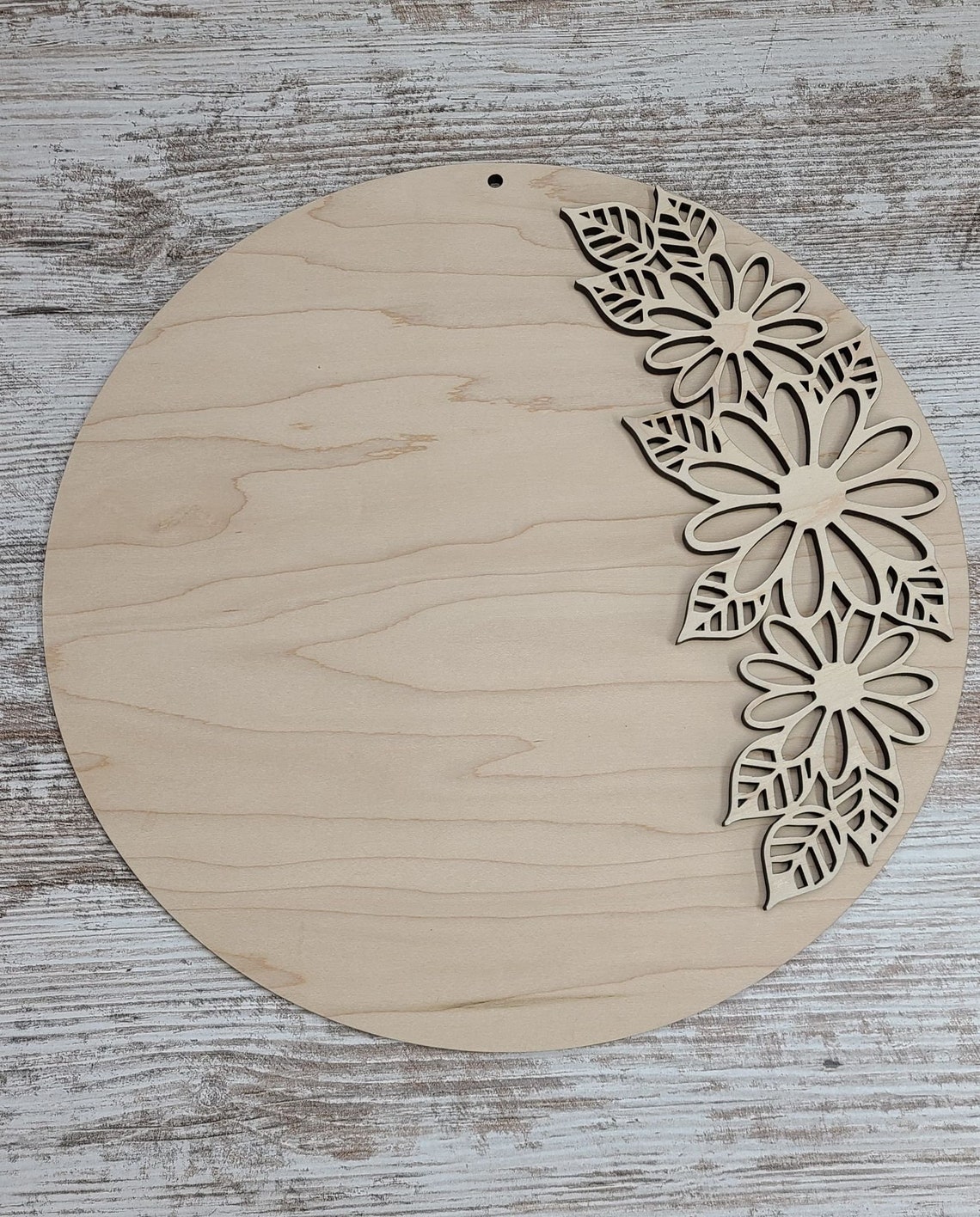 Wood Floral Cut Out Flower Shapes Wooden Floral Pattern for - Etsy