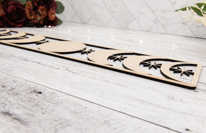 Moon Phase Sign, Wooden Moons, Wood Bojo Decor, Wall Hanging, Wall Art ...