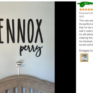 Custom Name Sign With First & Middle Names, Personalized Handwritten ...