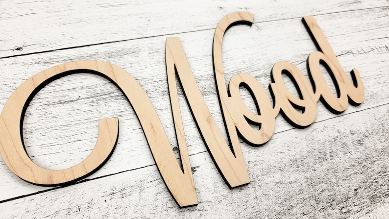 Custom Wood Words Custom Word Sign Wooden Word Cutout - Etsy