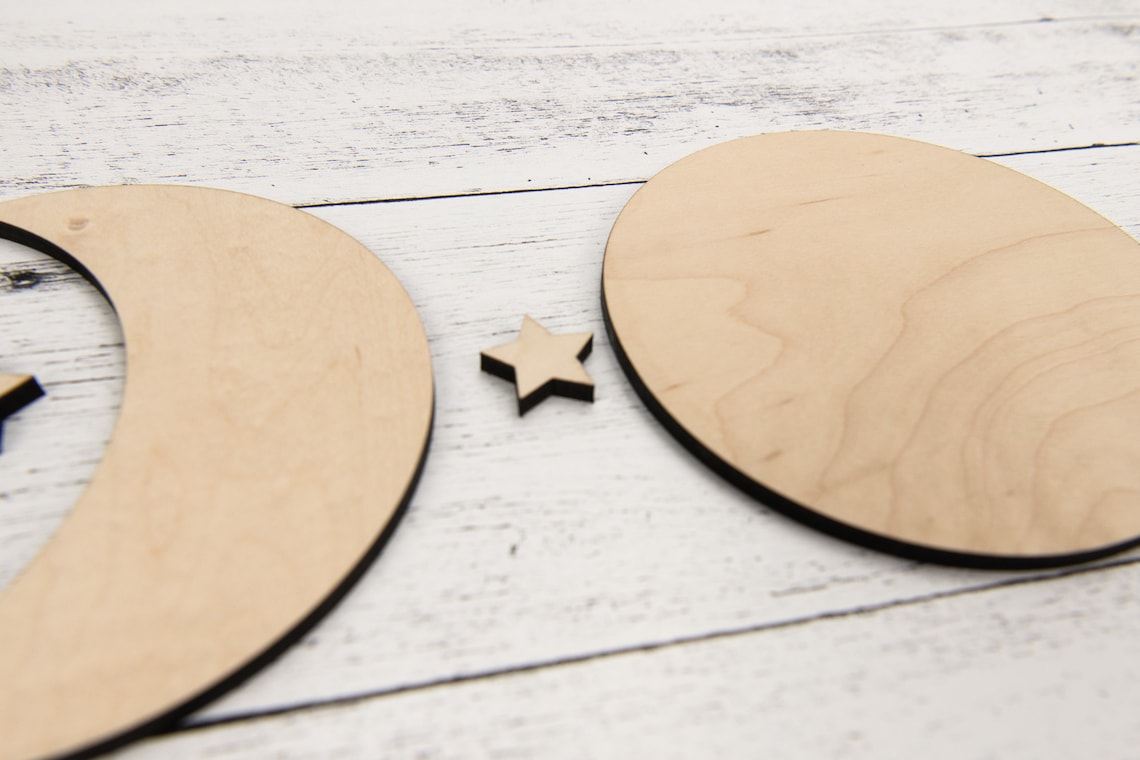 Moon Phase Sign, Wooden Moons, Wood Bojo Decor, Wall Hanging, Wall Art ...