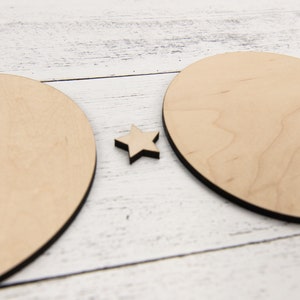 Moon Phase Sign, Wooden Moons, Wood Bojo Decor, Wall Hanging, Wall Art ...