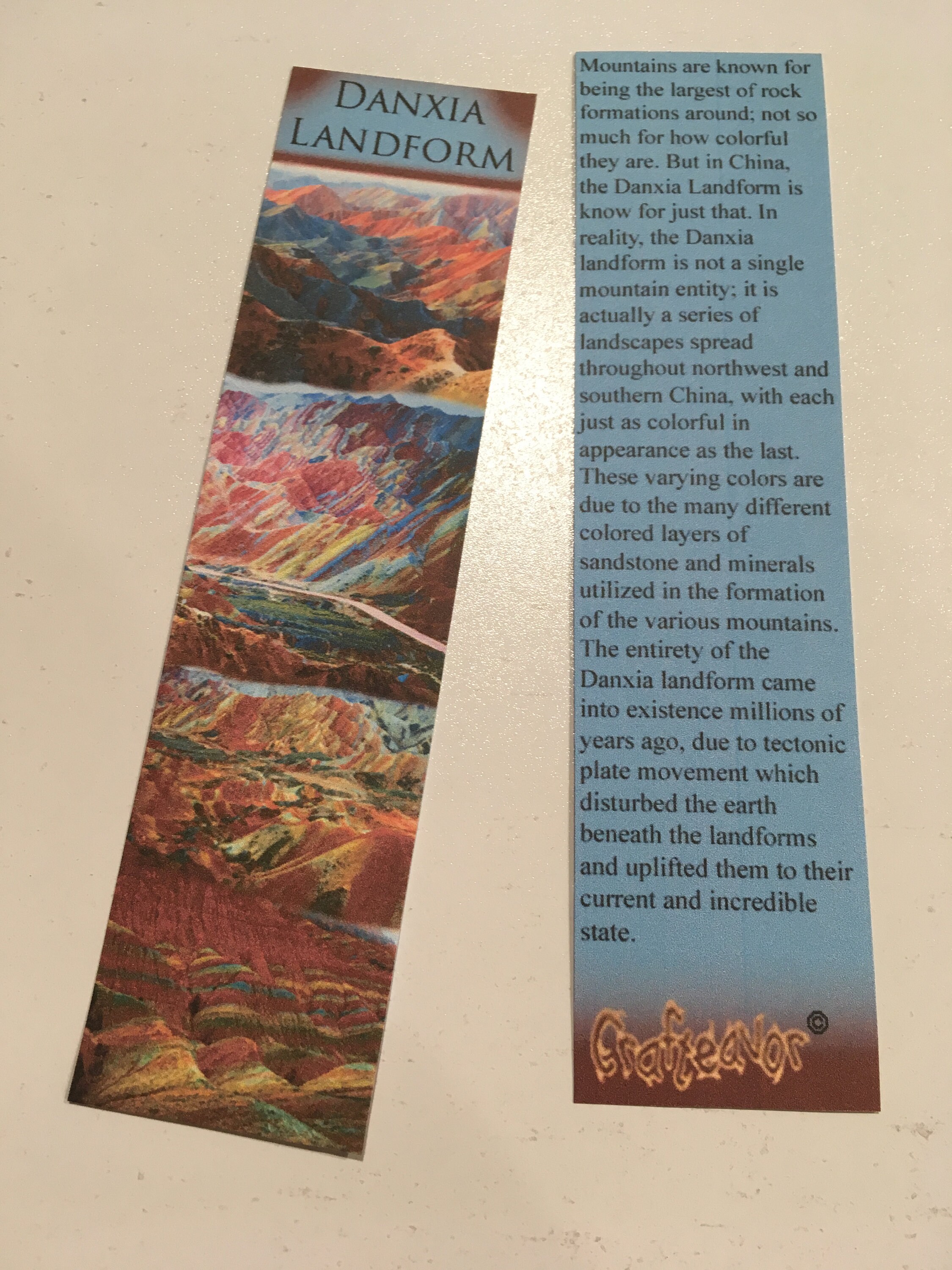 Geology Bookmarks - Etsy