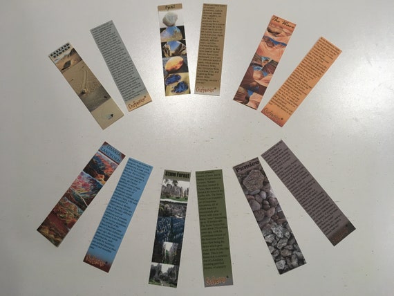Geology Bookmarks | Etsy