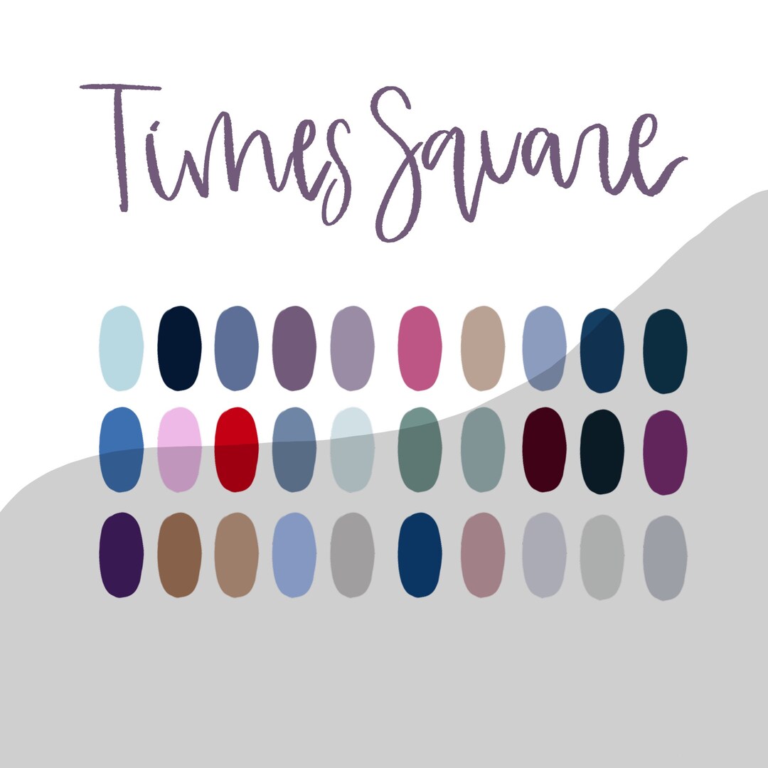 Times Square Procreate Color Palette/procreate Tool/procreate - Etsy