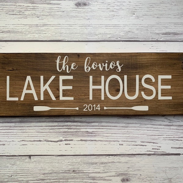 Lake Cottage Sign - Etsy