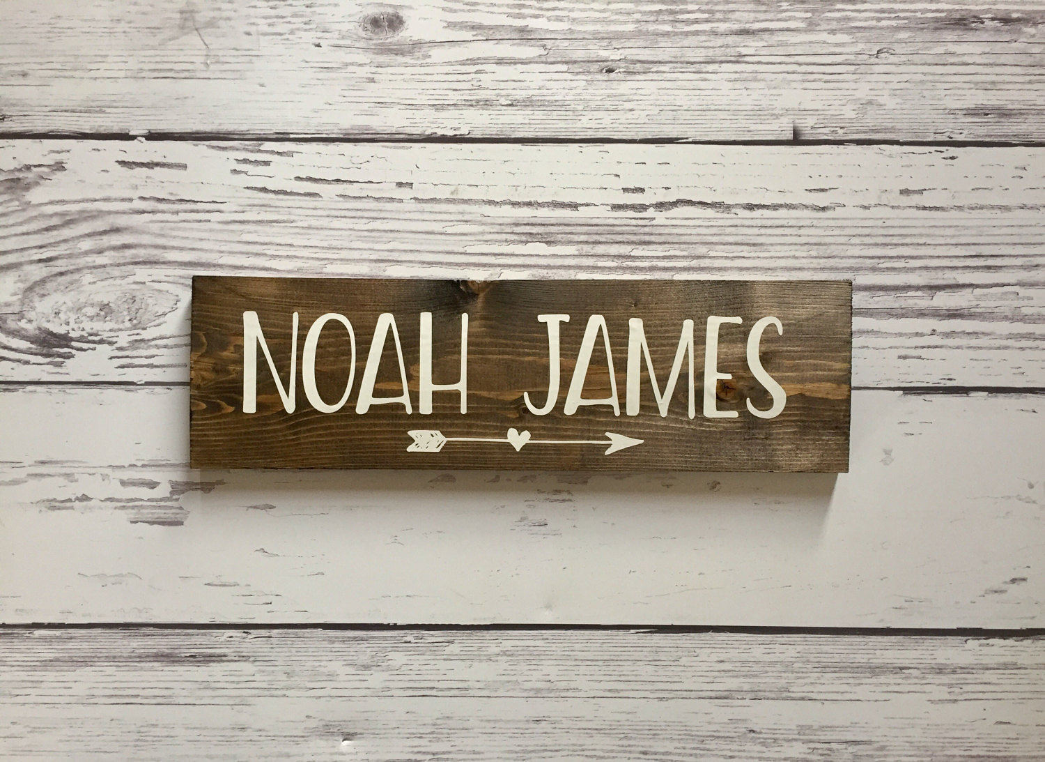 Nursery Name Sign Rustic Nursery Wall Art Wood Arrow Decor - Etsy