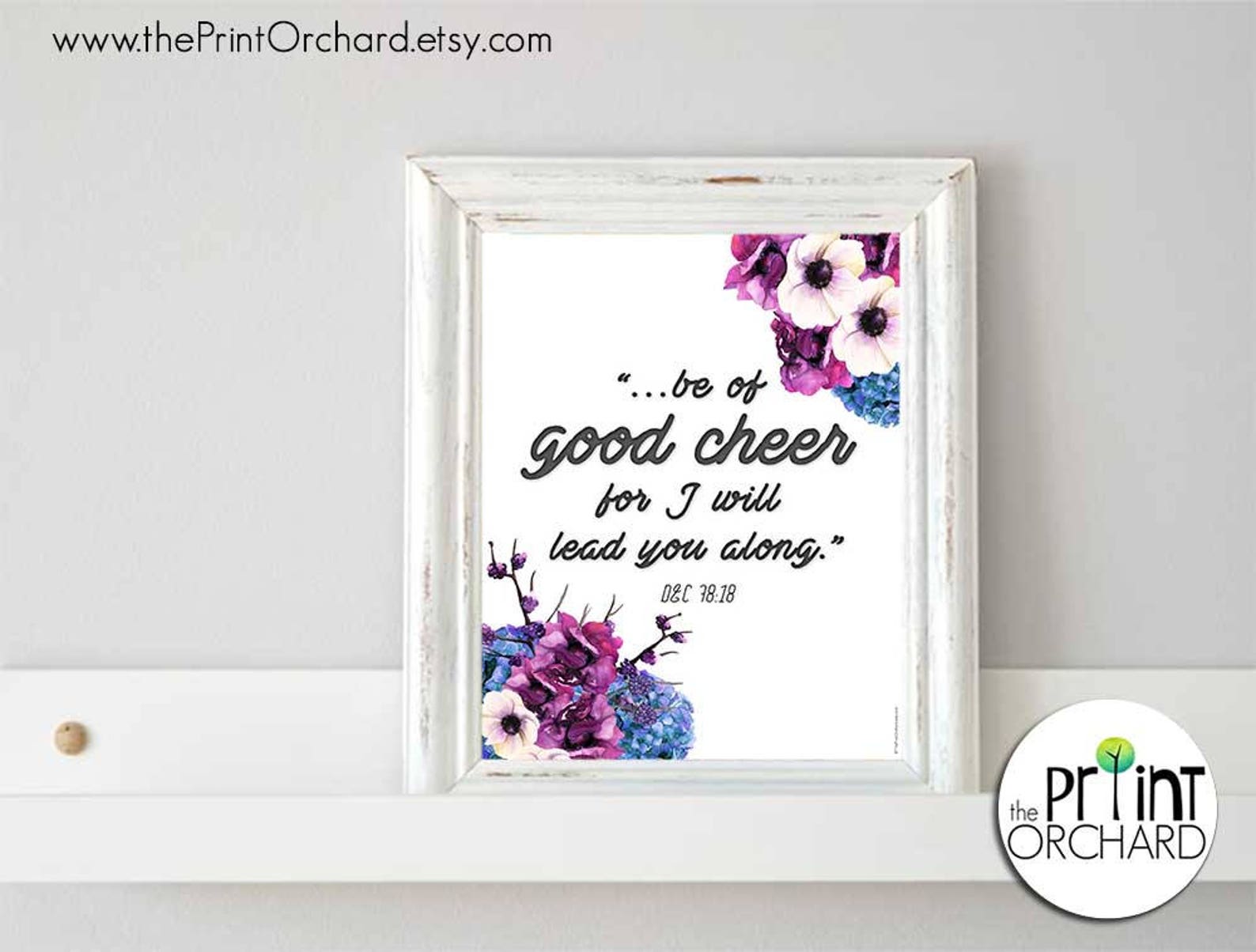 Be of Good Cheer, Scripture Quote, D&C, LDS Scripture, Quote, Scripture ...
