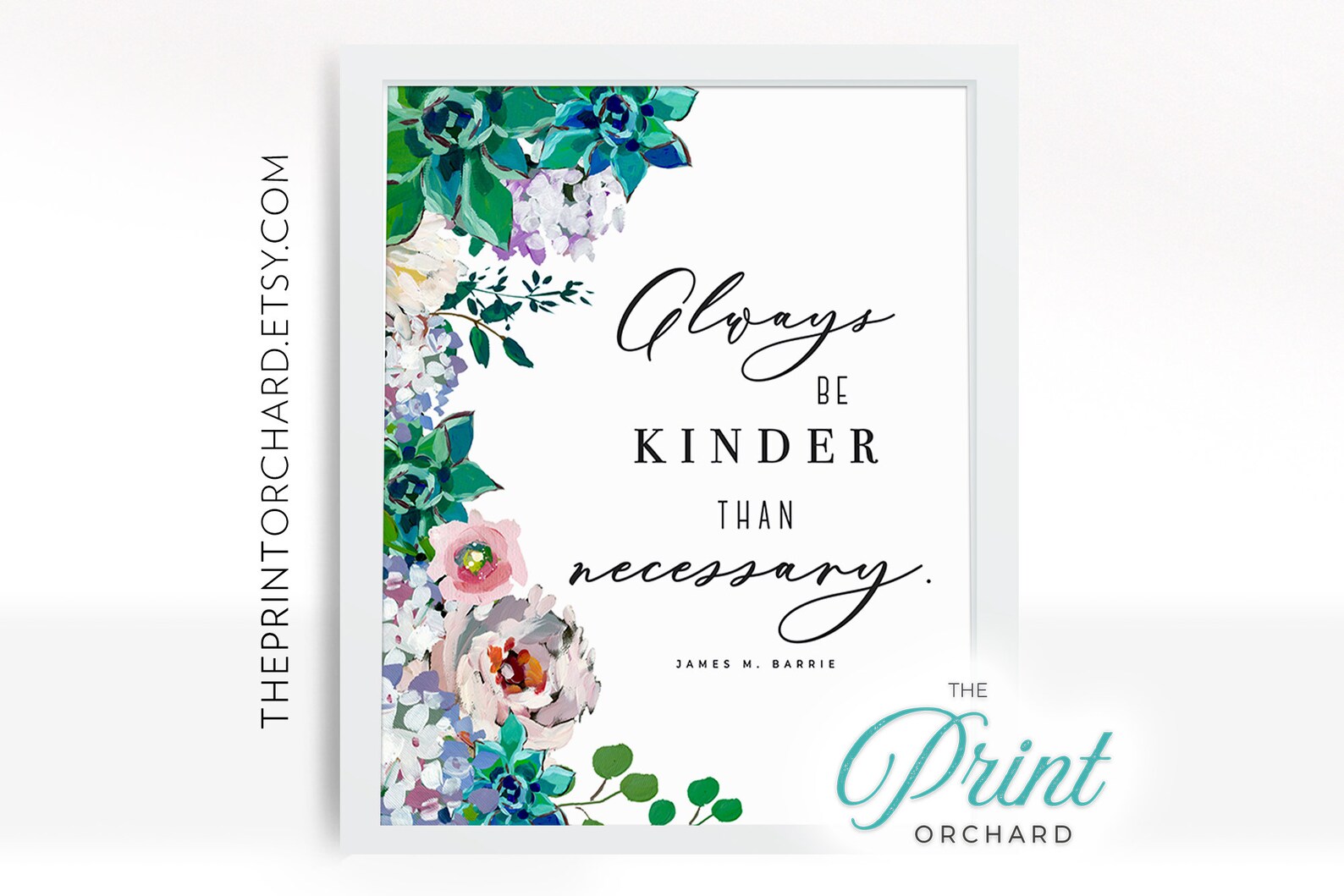 Always Be Kinder Than Necessary PRINTABLE Kindness Quotes Be | Etsy