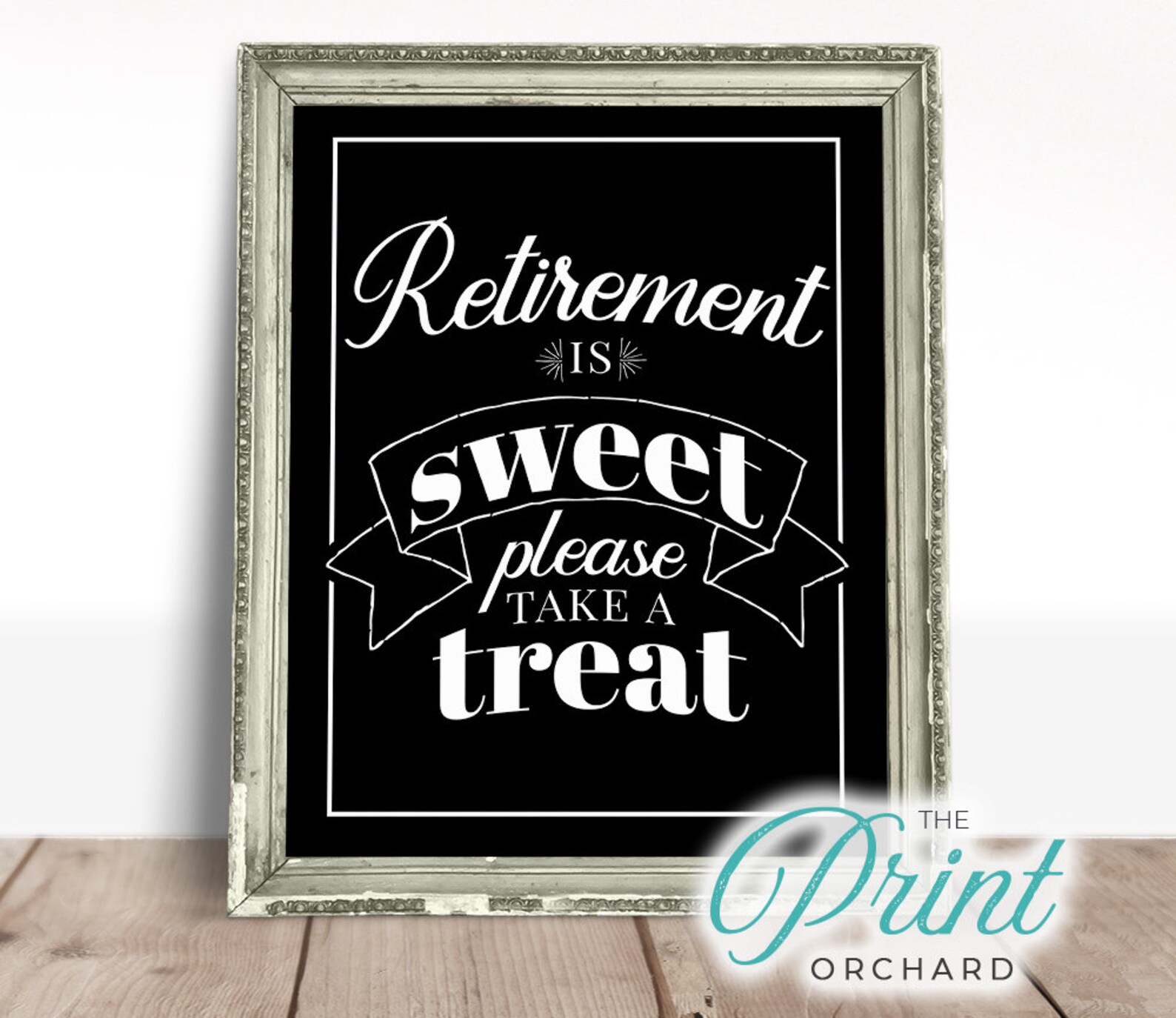 Retirement Sign Retirement is Sweet Sign Please Take a Treat Retirement ...