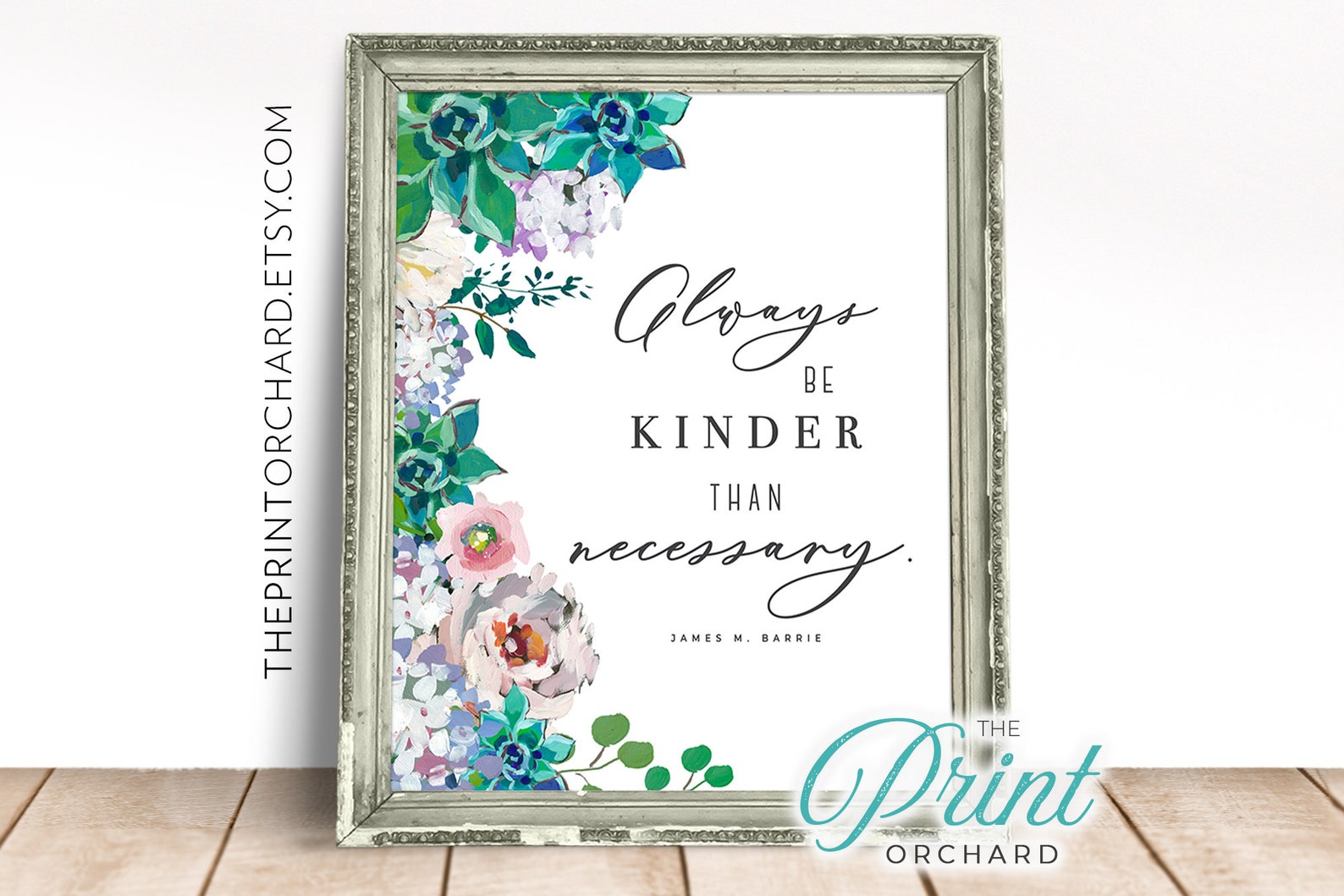 Always Be Kinder Than Necessary PRINTABLE Kindness Quotes Be | Etsy