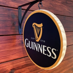 Guinness Double Sided Pub Sign - Etsy