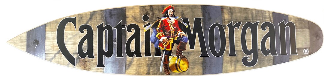 Captain Morgan 4 Foot Surfboard Sign - Etsy