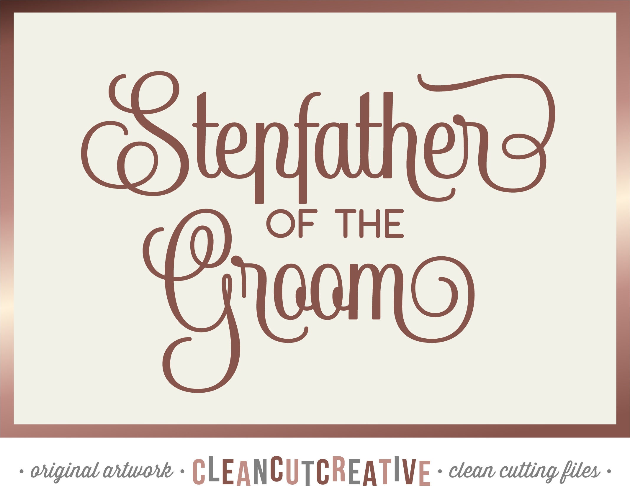 SVG Stepfather of the Groom svg Stepdad Step dad svg Wedding | Etsy