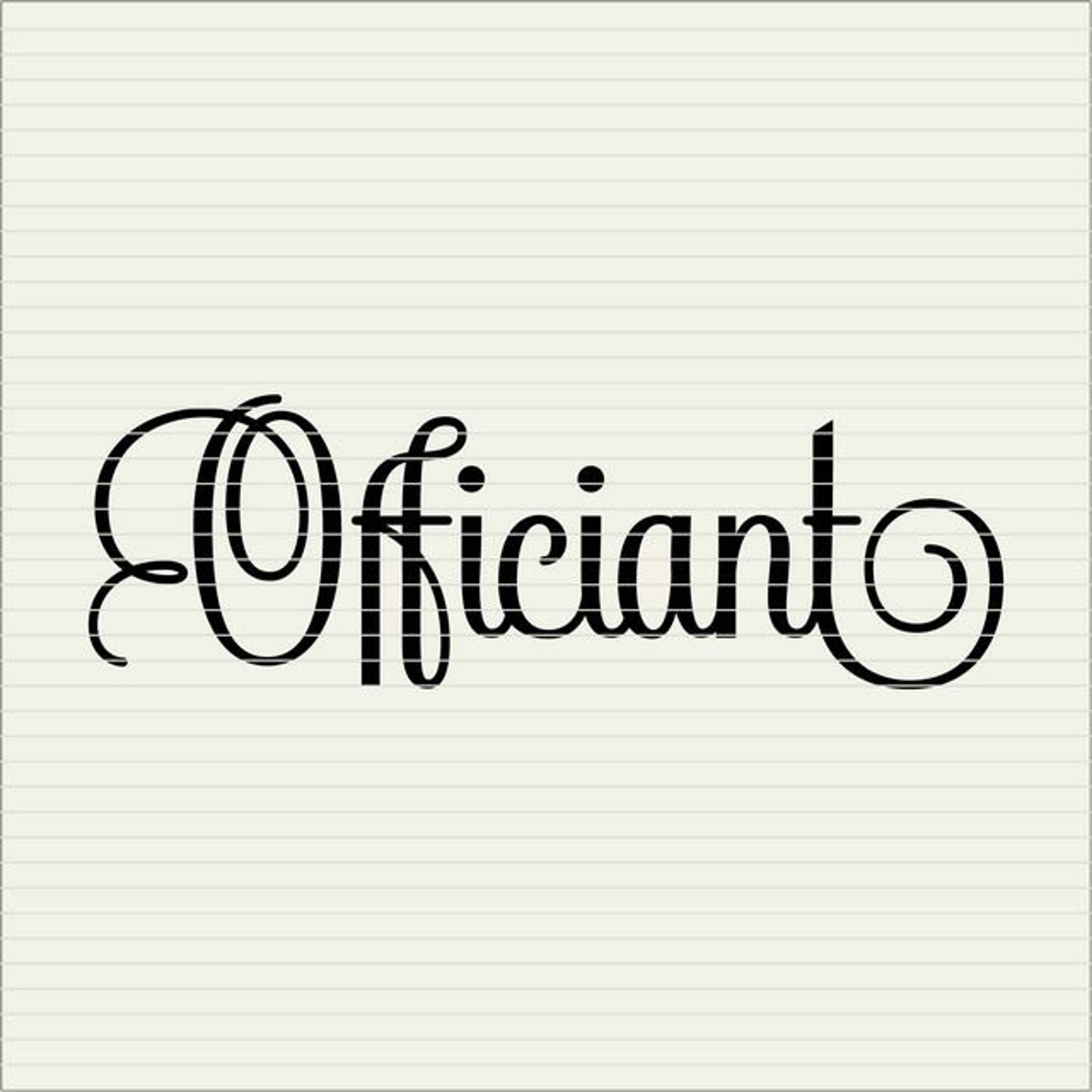 SVG Officiant Svg Cut File Design Bridal Party Wedding Officiant ...