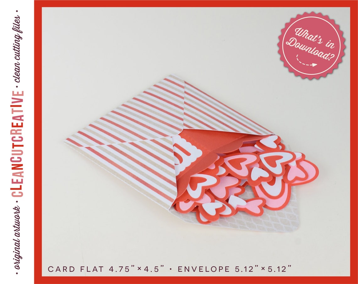 SVG Box Card Svg Card in a Box 3D SVG Love Valentine Heart - Etsy