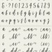 Full Alphabet SVG Fonts Cutfile Modern Handwriting Calligraphy Script ...