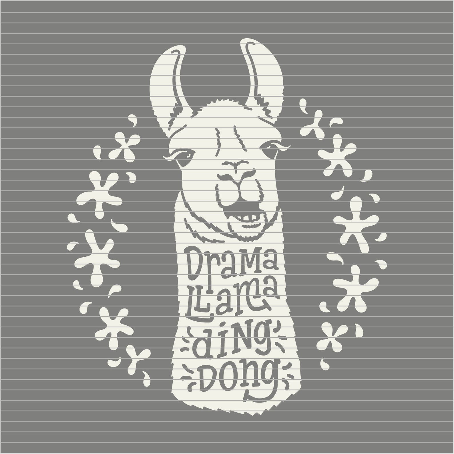 SVG Llama svg Funny svg Drama Llama Ding Dong svg heat | Etsy