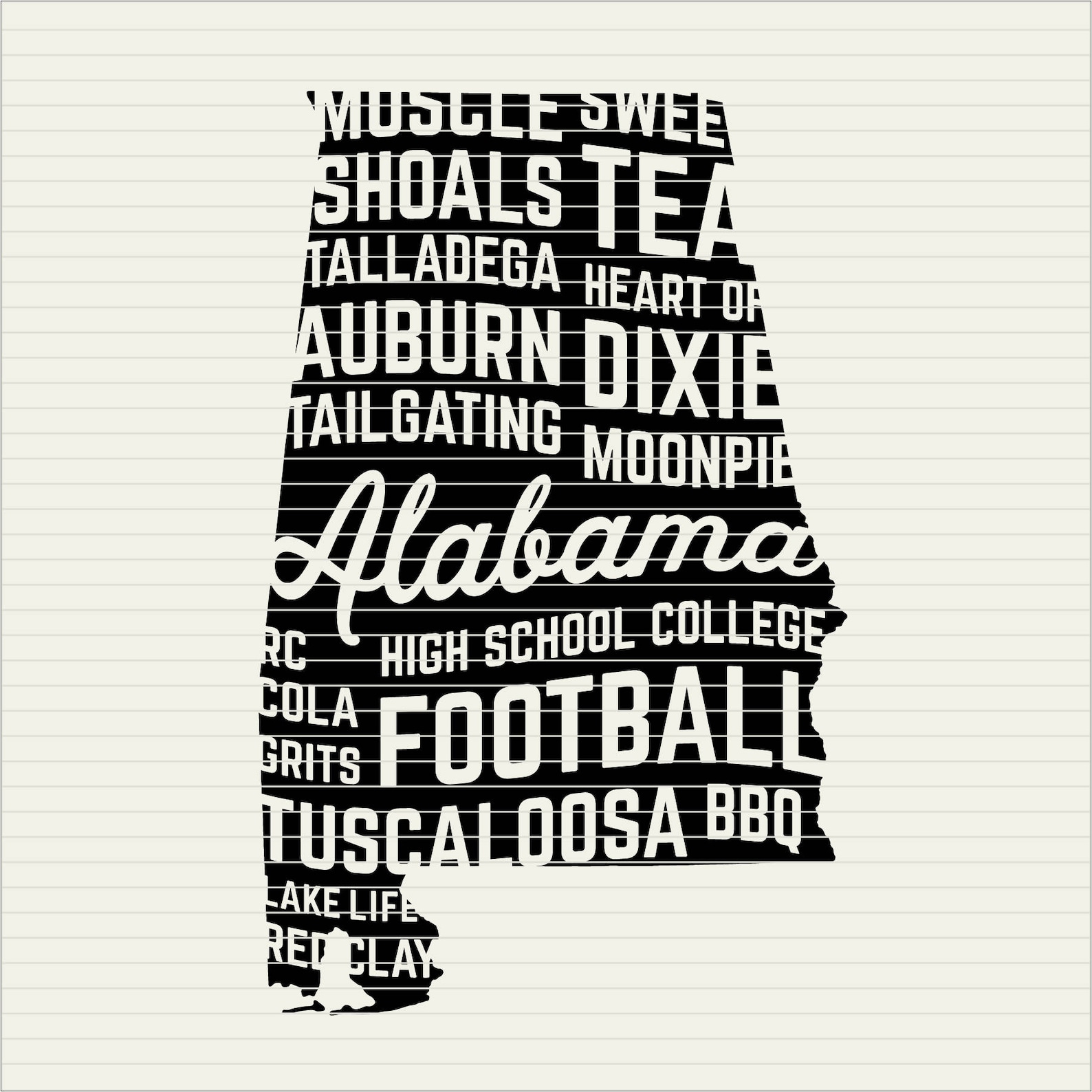 SVG Alabama Svg Alabama State Svg Shirt Design Football Sweet | Etsy