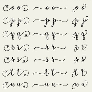 Molly Script Full Alphabet SVG Fonts Cutfile - Gorgeous Multiple ...