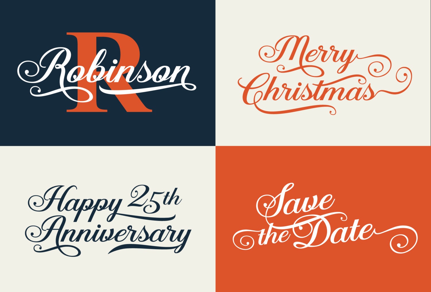 Aaron Script Full Alphabet SVG Fonts Cutfile Fancy Elegant - Etsy