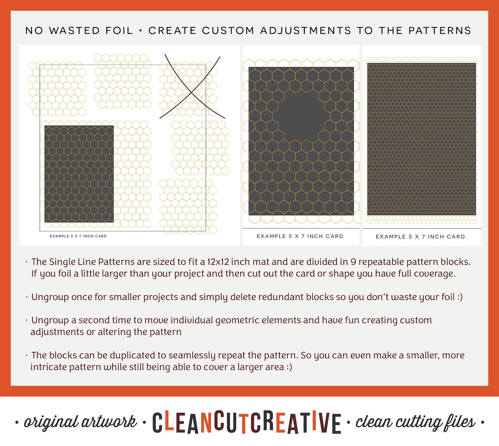 SVG Foil Quill Designs 20 Geometric Single Line Patterns BUNDLE for ...