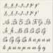 Full Alphabet SVG Fonts Cutfile Beautiful Elegant Calligraphy Script ...
