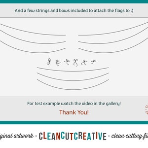 Foil Quill FLAG BANNER Svg ALPHABET Bunting | Single Line Foil Sketch ...