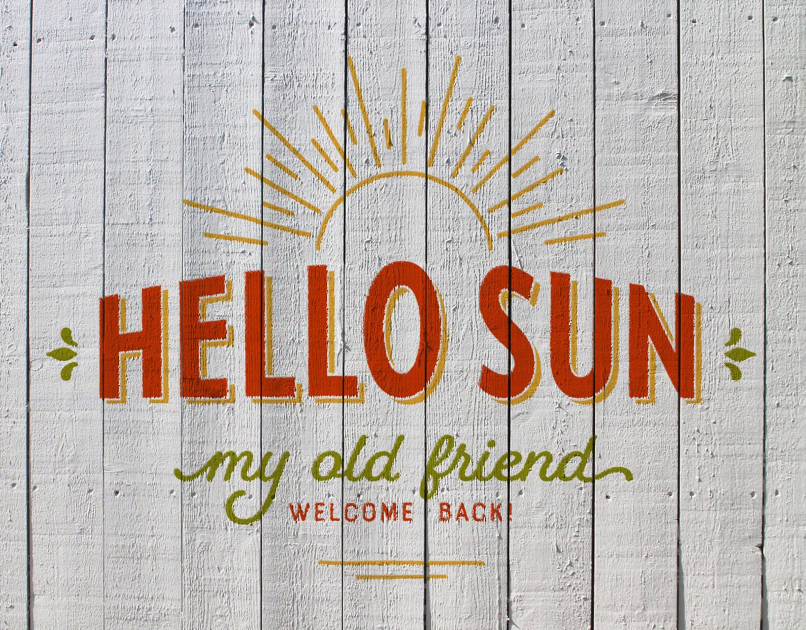 Hello Sun Spring SVG Spring Design Svg Rustic Farmhouse - Etsy