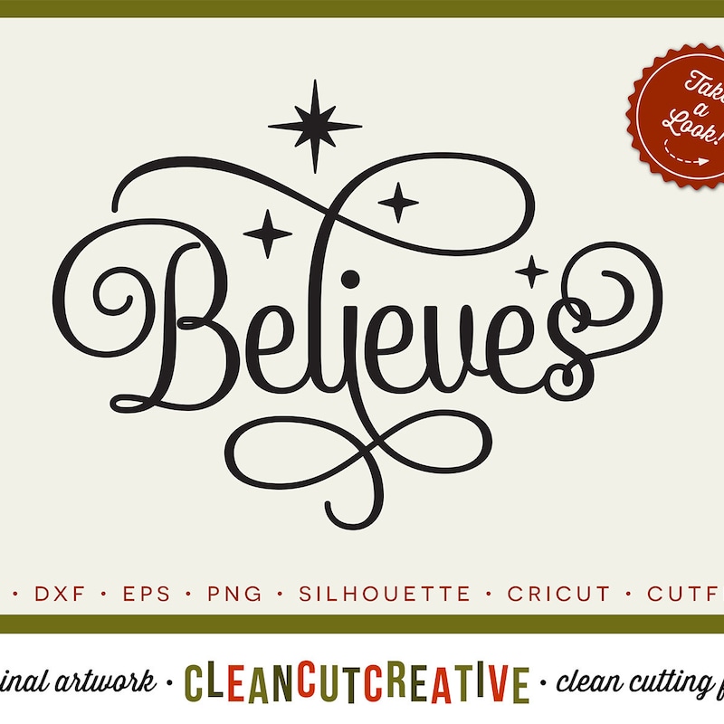 Believe Font - Etsy
