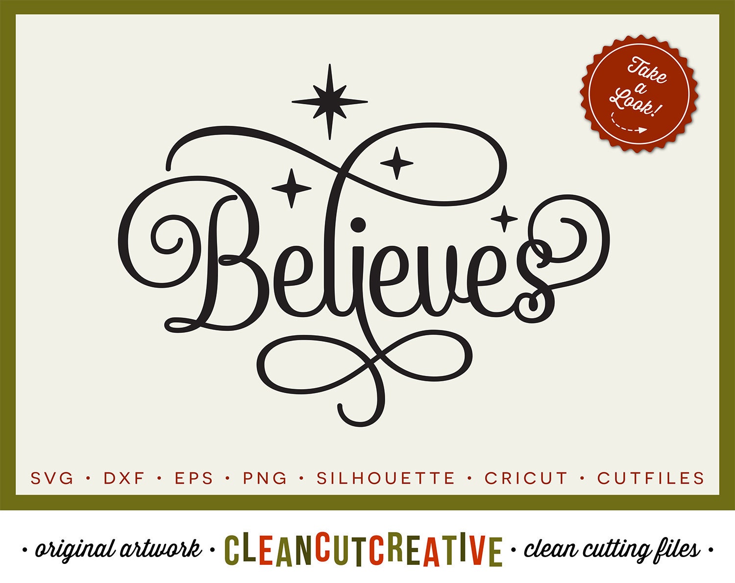 SVG Believes Svg Believe the Magic Svg Christmas Svg Fancy | Etsy