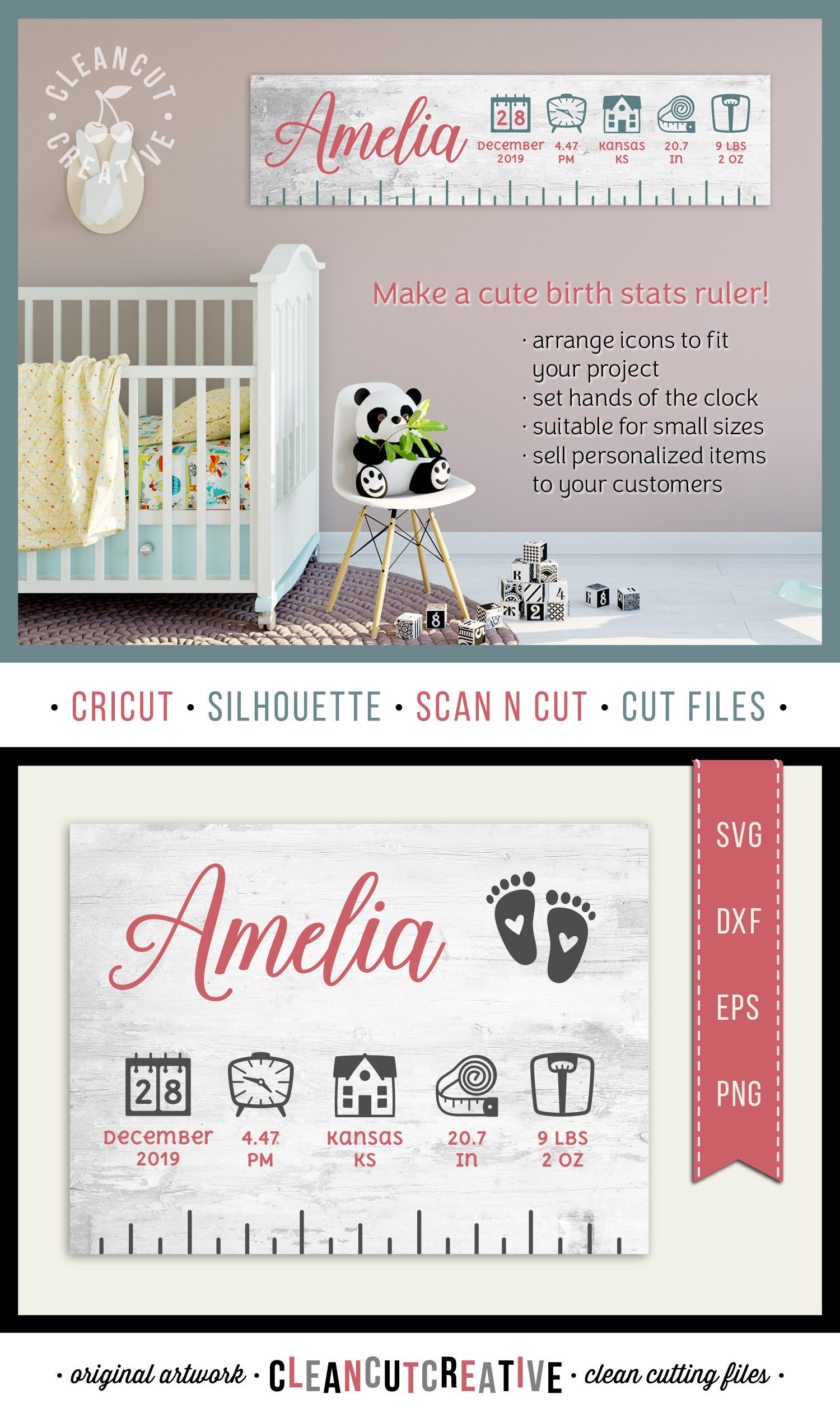 SVG Birth Stats Ruler Svg Baby Stats Svg Icon Elements Svg - Etsy Australia