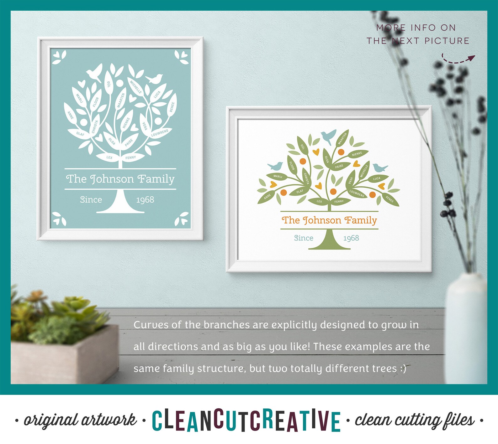 Grow a Family Tree Photoshop elements Edition PSD PNG - Etsy