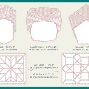 SVG Stitched Nesting Shapes V4 Fancy Shapes | Card Making Paper Crafts ...