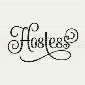 SVG Hostess Svg Bridal Party Bridal Shower Svg Host Attendant Wedding ...