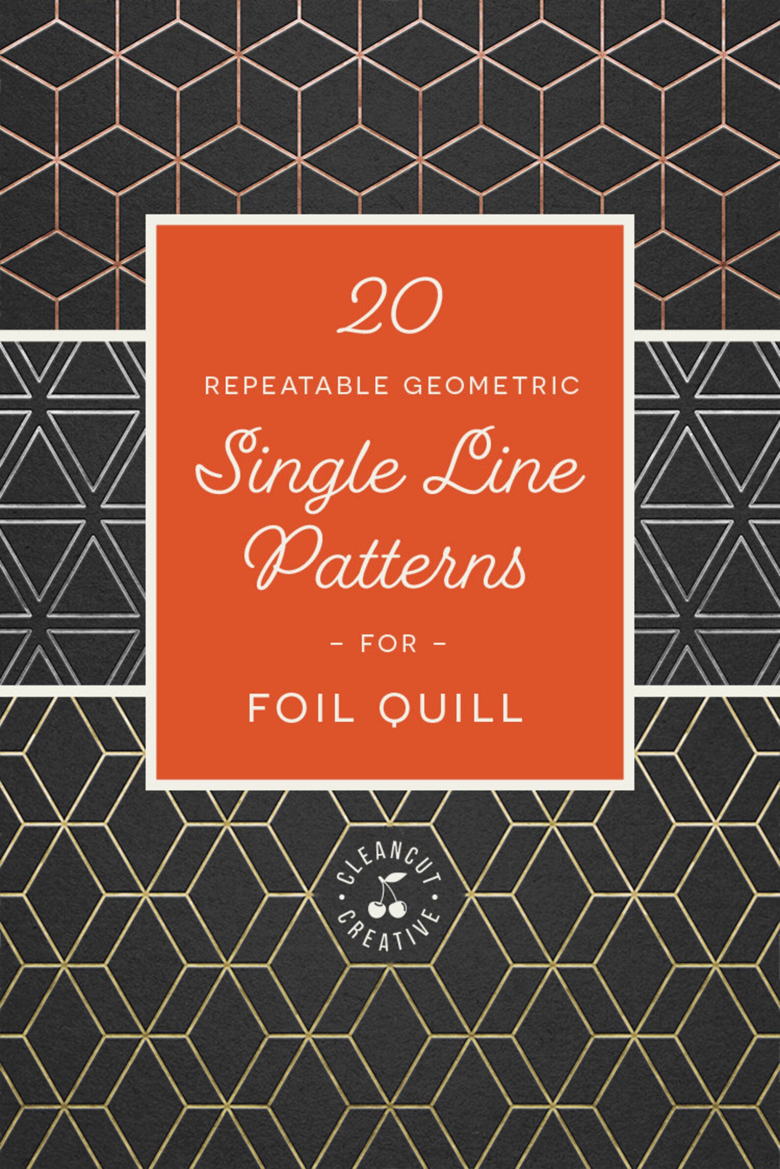 SVG Foil Quill Designs 20 Geometric Single Line Patterns - Etsy Australia