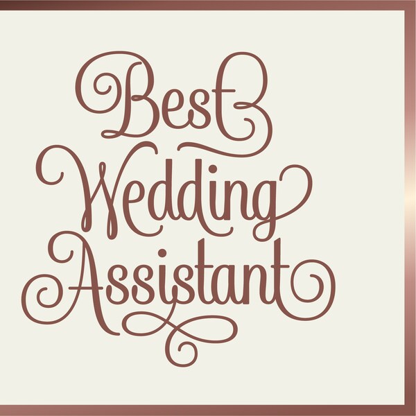 Wedding Assistant - Etsy