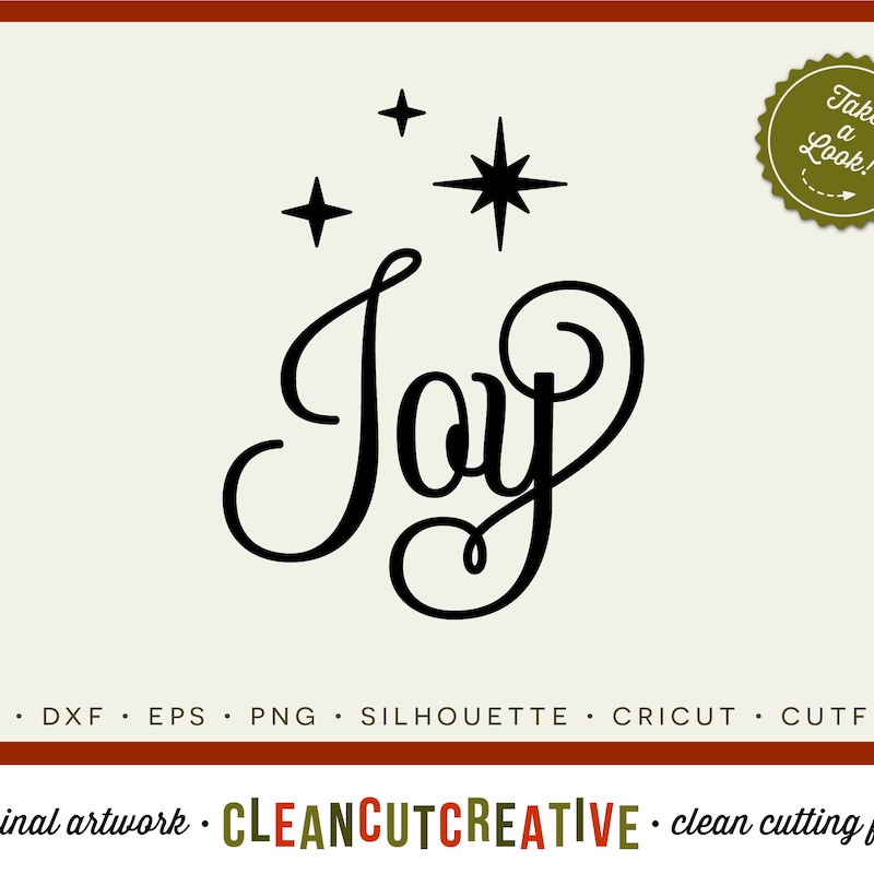 Joy Svg - Etsy