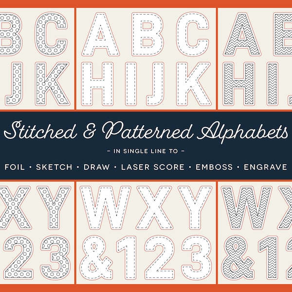 Foil Alphabet - Etsy