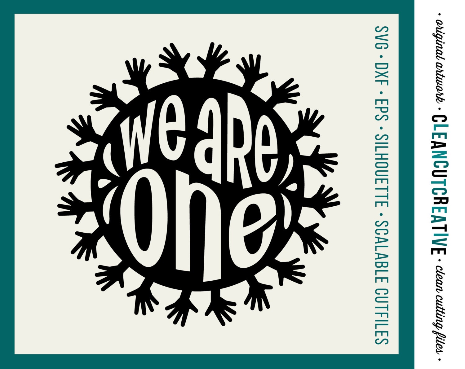 WE ARE ONE T-shirt svg Quotes svg sayings svg dxf png | Etsy