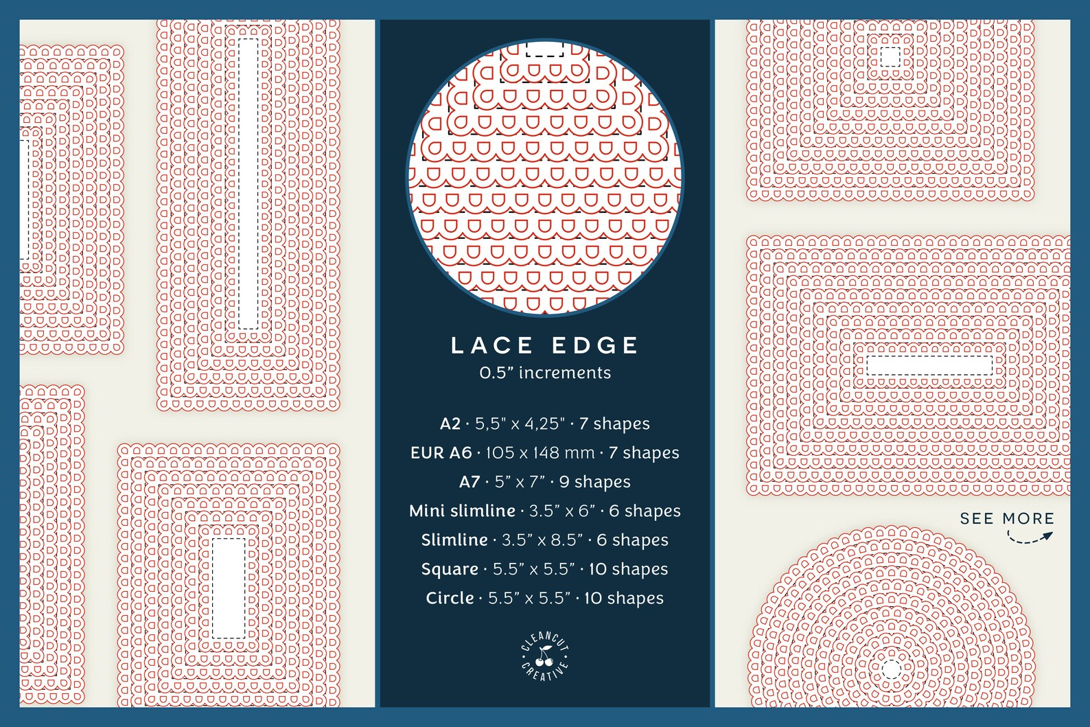 Stitched Nesting Shapes V3 Fancy Edges | Card Making Paper Crafts ...