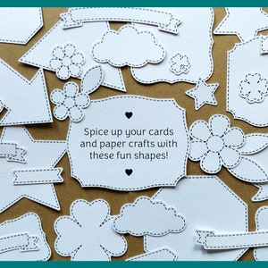 SVG Stitched Nesting Shapes V4 Fancy Shapes | Card Making Paper Crafts | Single Line Foil Sketch ...