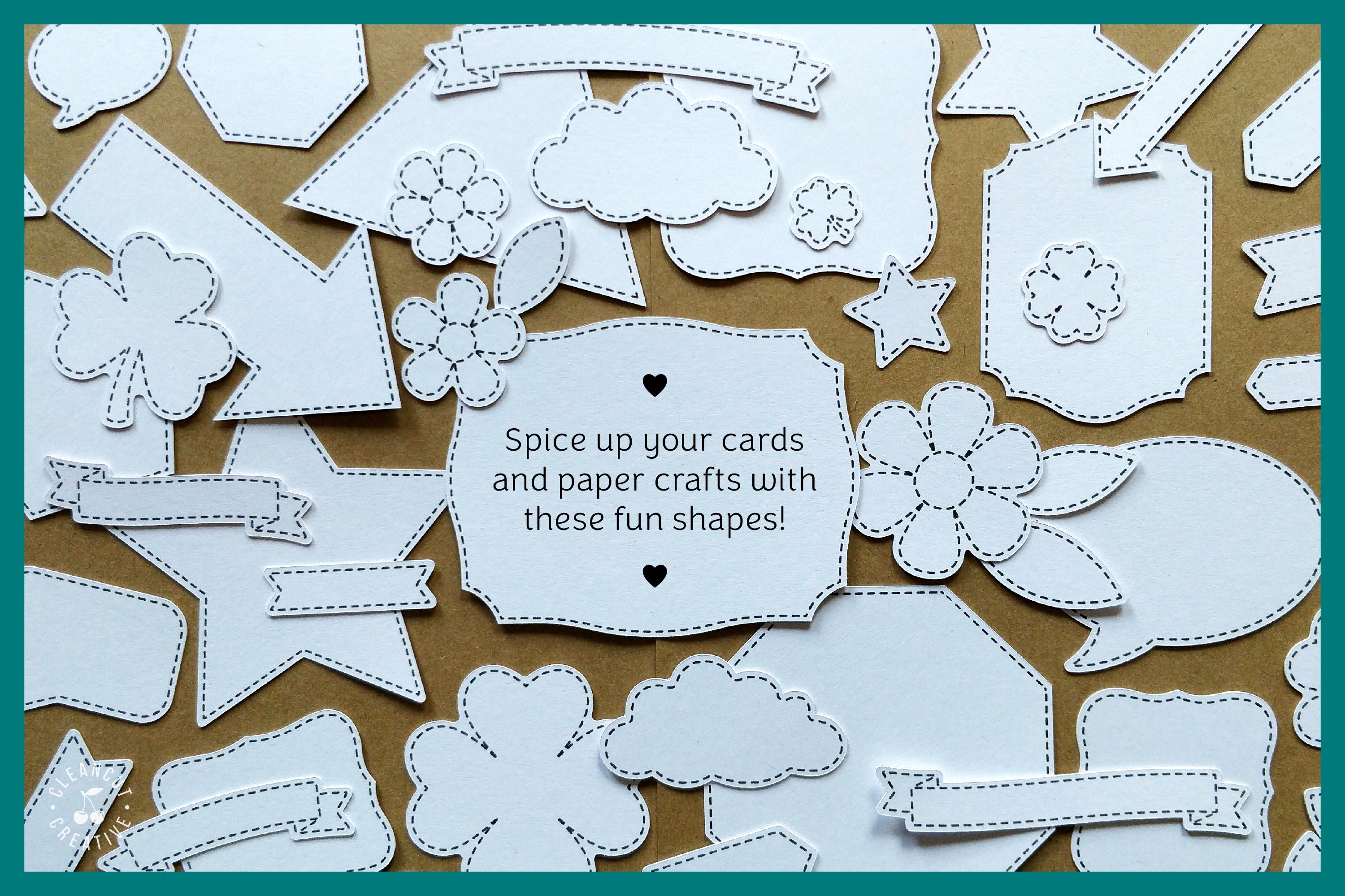 SVG Stitched Nesting Shapes V4 Fancy Shapes Card Making - Etsy