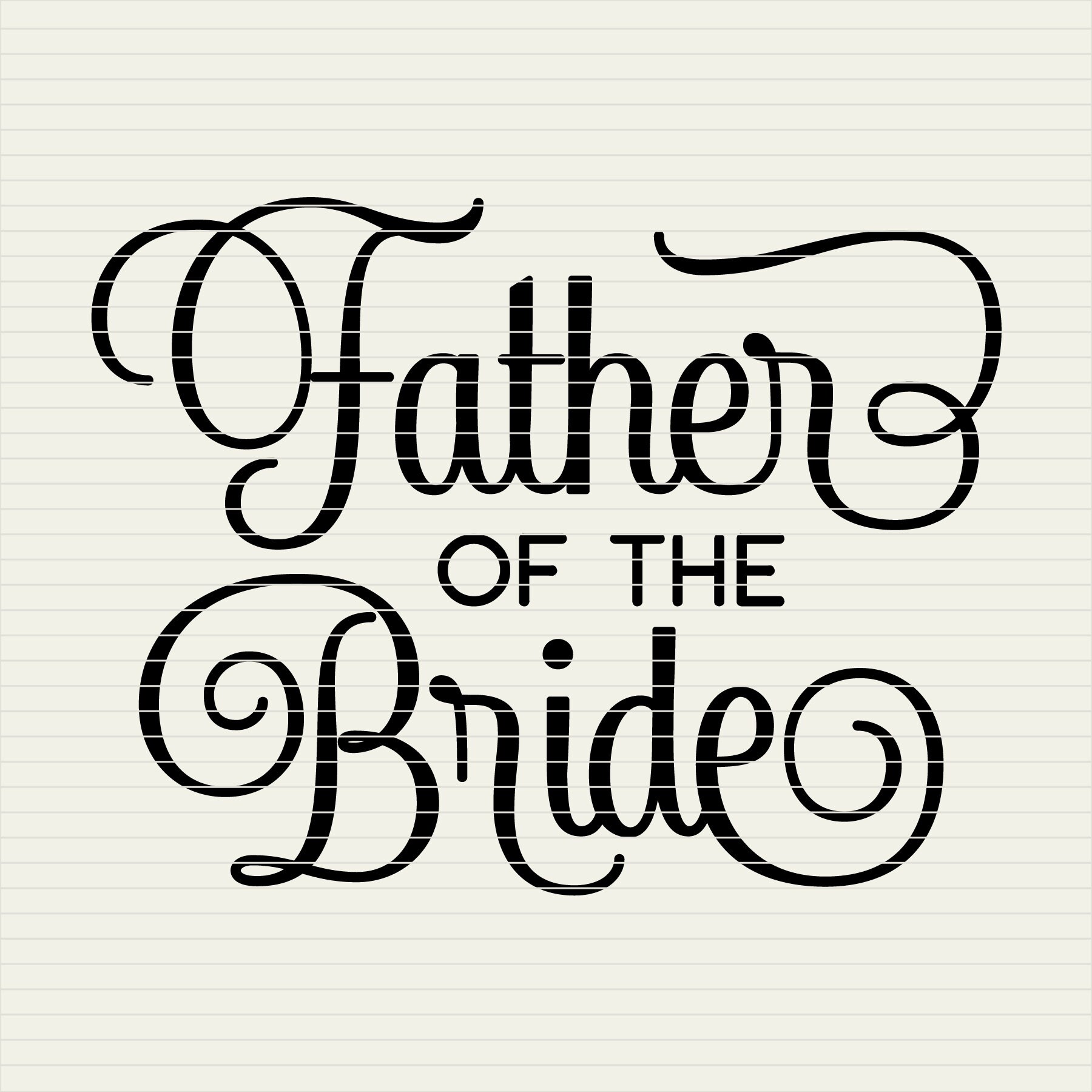 SVG Father of the Bride svg Wedding Party svg Mr Mrs Best Man | Etsy